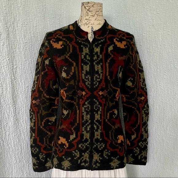 Peruvian Connection | Sweaters | Peruvian Connection Zip Front Alpaca ...